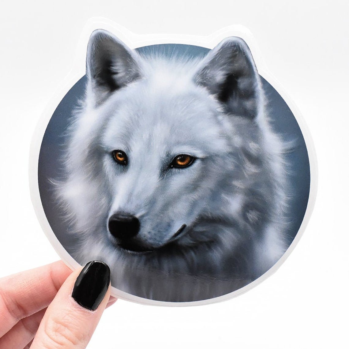 Wraith 'The White Wolf' Colour Sticker – Making Myths